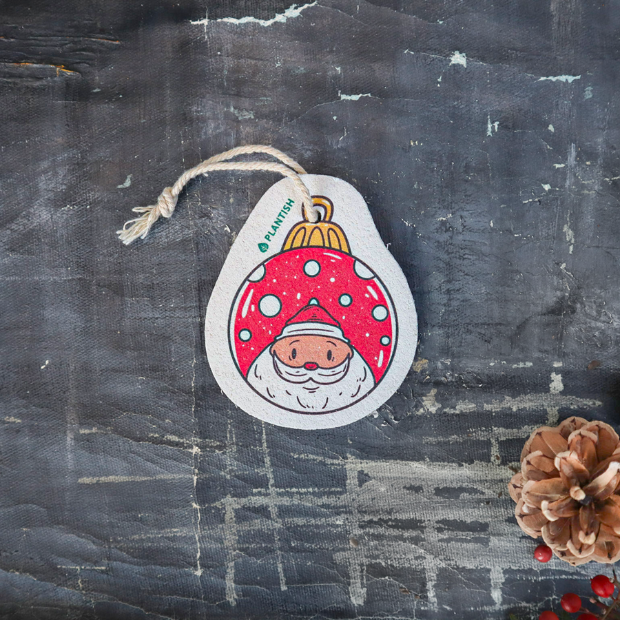 Ornament Santa - Pop up Sponge (Holiday Exclusive) – Plantish Wholesale